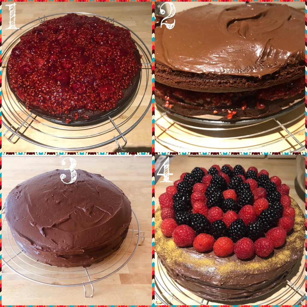 Chambord Chocolate & Raspberry Cake – Parisa's Kitchen